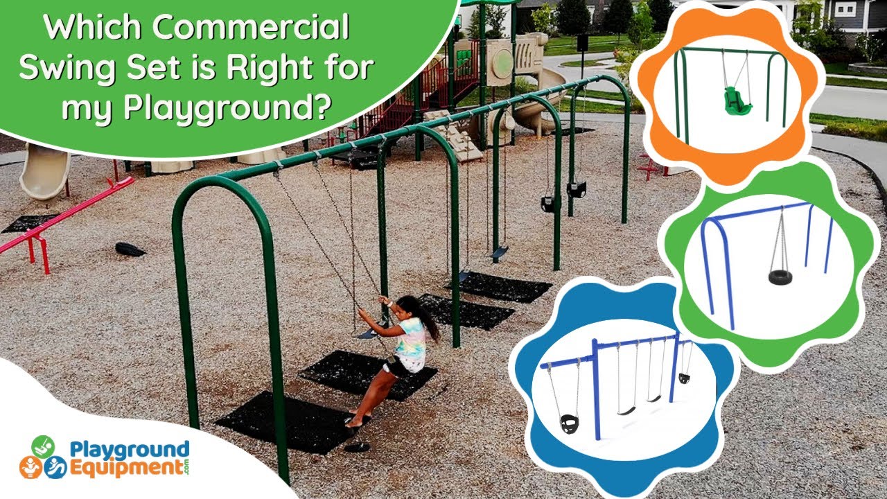 Which Commercial Swing Set is Right for my Playground? - YouTube