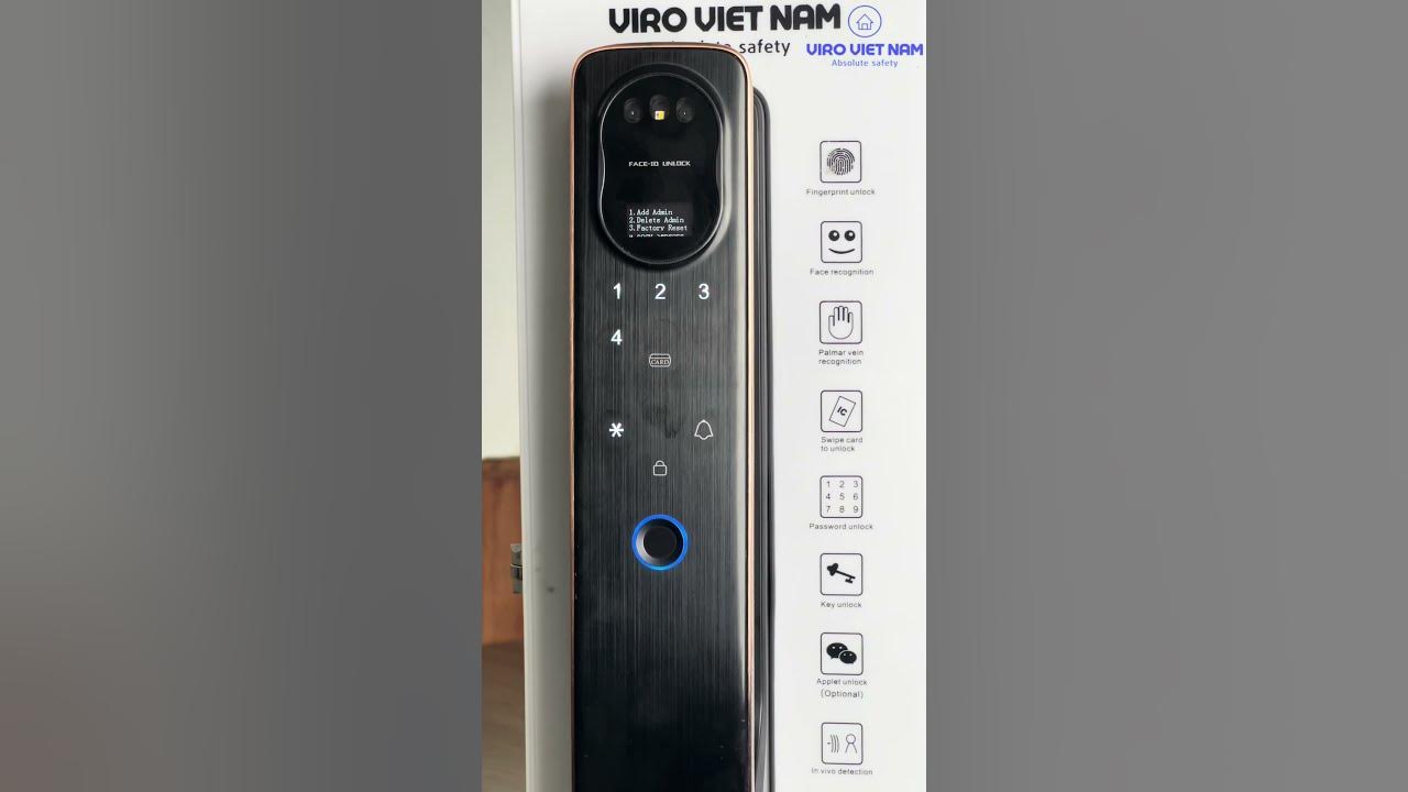 Hướng dẫn cách tắt độ nhạy cảm biến tiệm cận khóa VR - S80A - YouTube