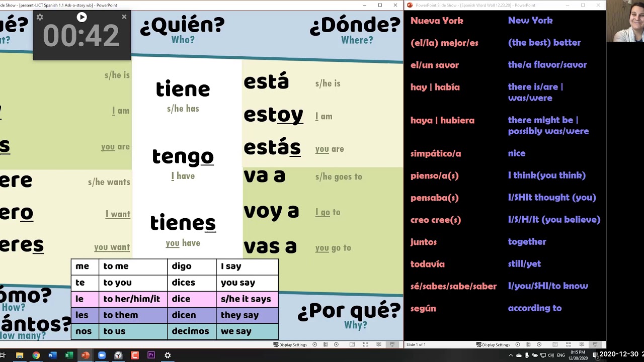 TPRS Spanish Class 1.1 (Day 20) Ask-a-Story (40th video to watch) - YouTube
