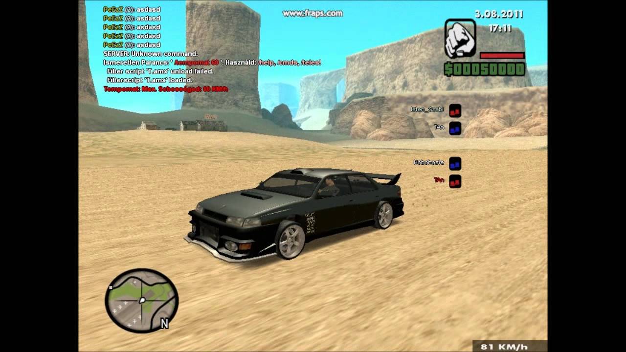 [SAMP][SCRIPT] Tempomat - YouTube