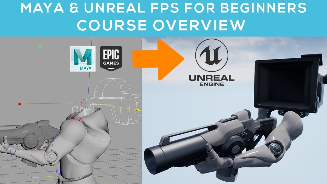 Maya & Unreal First Person Shooter Animation for Beginners | Course ...