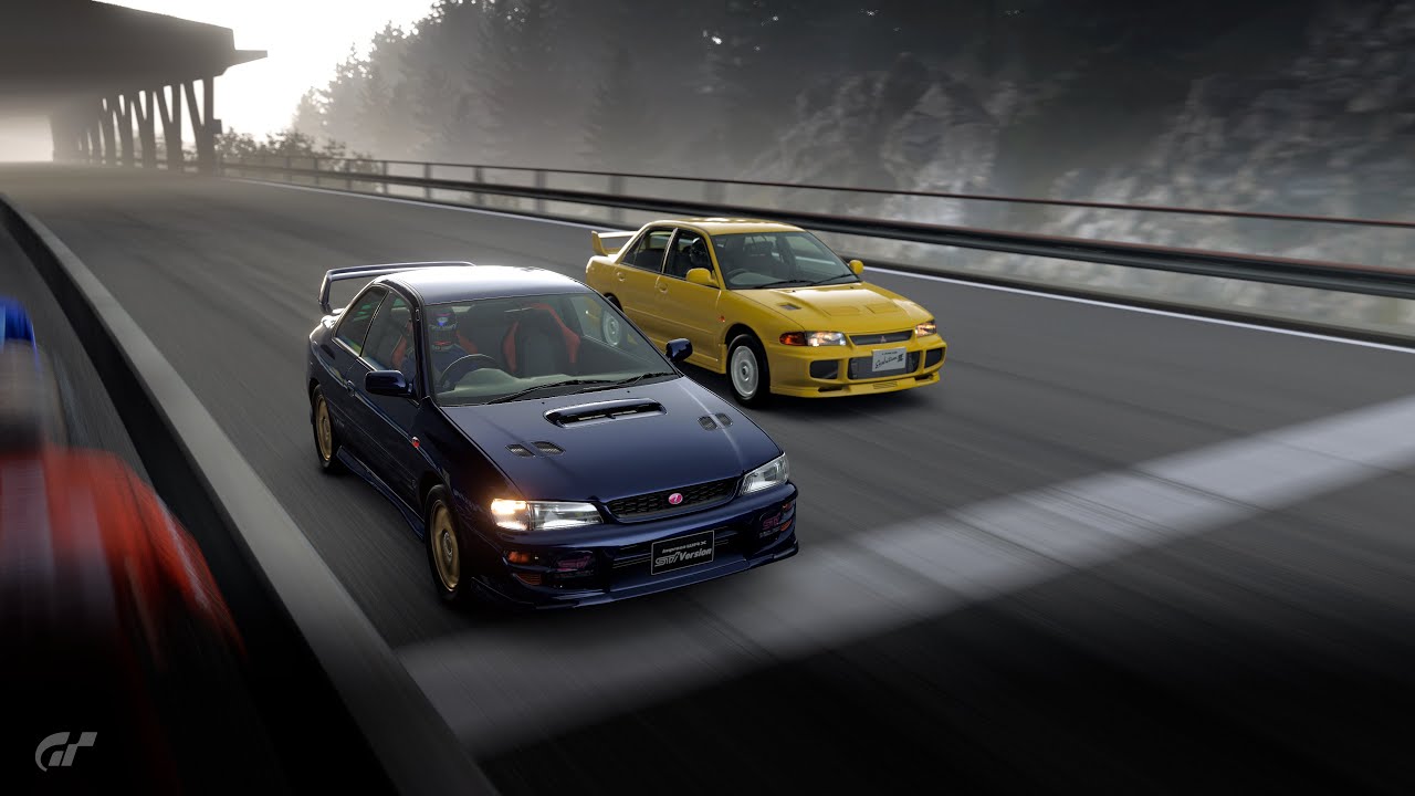 Touge Challenge: Mitsubishi Evo 3 vs Subaru Impreza STI - YouTube