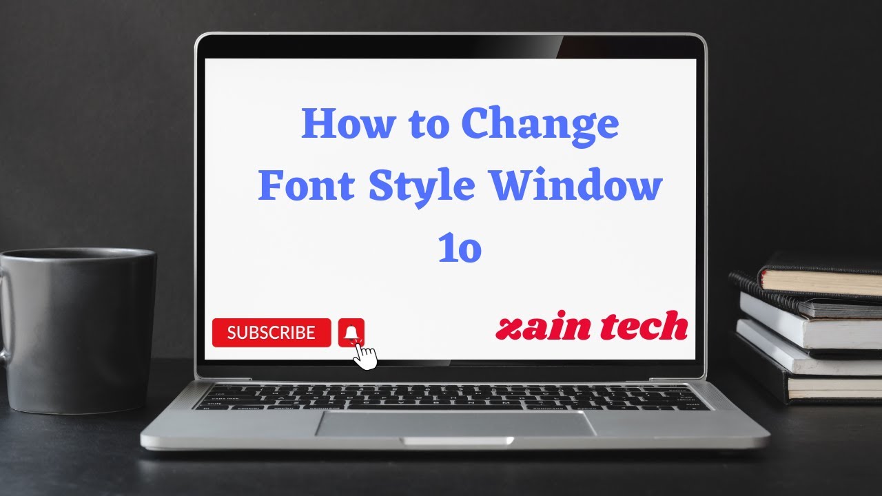 How to Change Font Style in Window 10 of your pc/laptop 2022 - YouTube