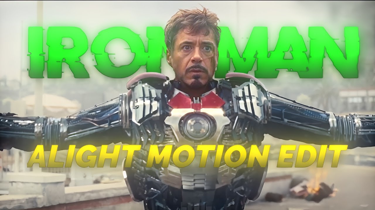 IRON MAN || ALIGHT MOTION EDIT || #ironman #alightmotion #aftereffects ...