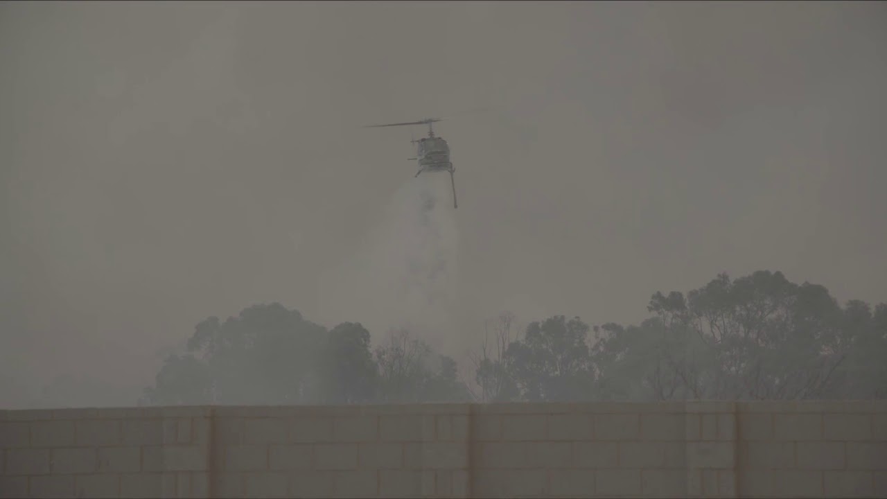 Yanchep Fires 2019 Day 2 - YouTube