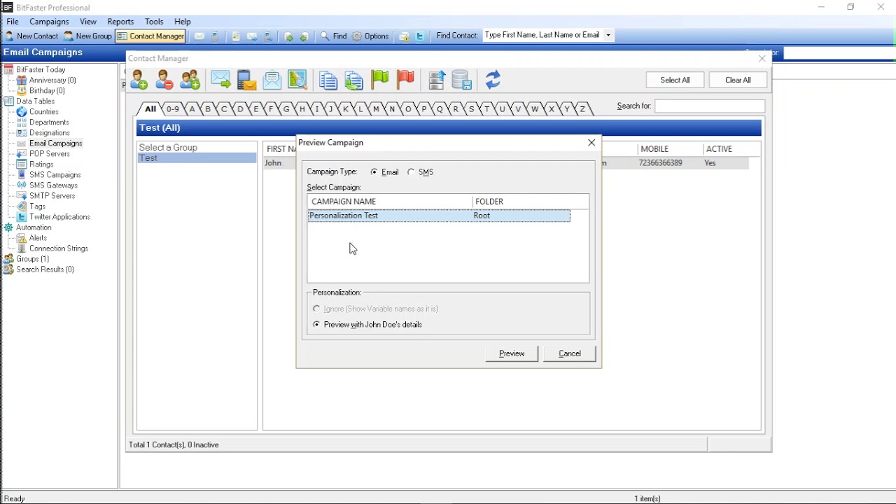 Learn How to Personalize Your Email and SMS Campaigns Using BitFaster ...