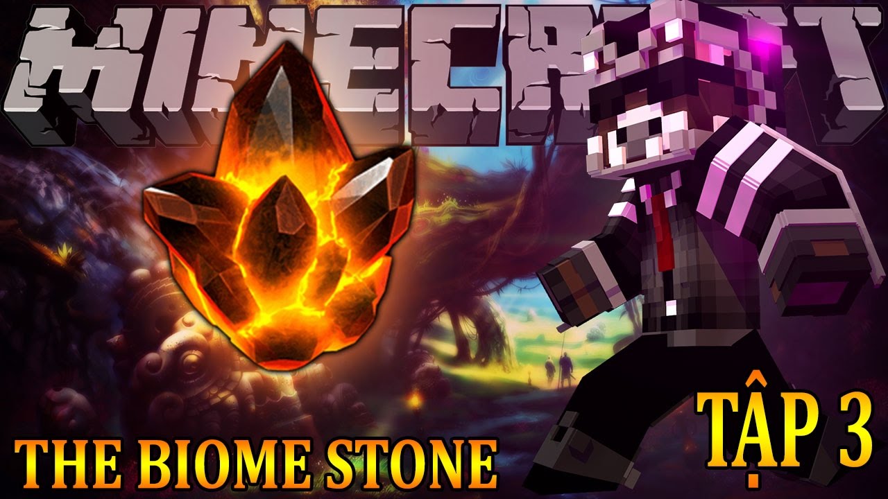 Oops Channy Minecraft | The Biome Stone - tập 3: HÒN ĐÁ QUYỀN NĂNG (hết ...