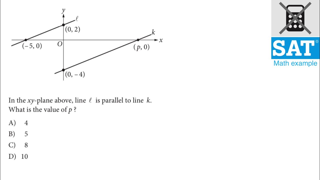 Coordinates example (SAT exam) - YouTube