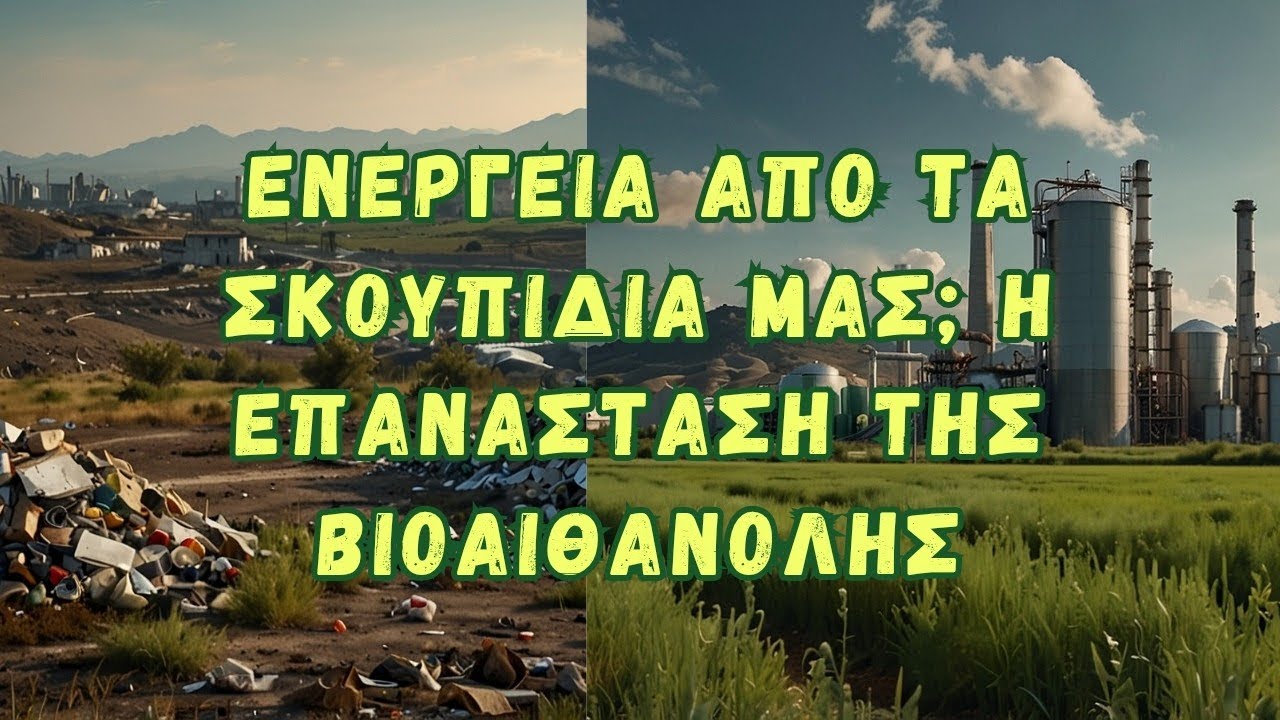 ΒΙΟΑΙΘΑΝΟΛΗ: Η ΛΥΣΗ ΣΤΑ ΑΠΟΡΡΙΜΑΤΑ ΚΑΙ ΤΗΝ ΕΝΕΡΓΕΙΑ - YouTube