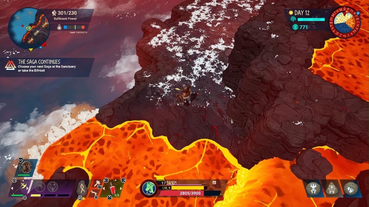 Tribes of Midgard Swimming in the Lava - YouTube