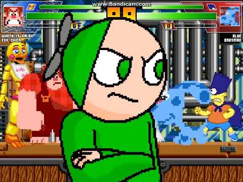 MUGEN battle #7871: Team Wreck-It-Ralph vs Team Blue