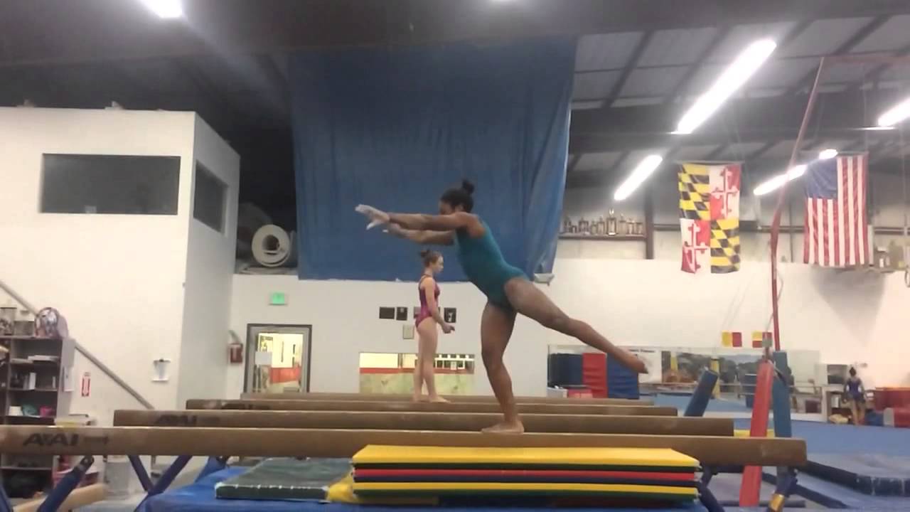 Courtney Pearson 2016 beam skill - YouTube
