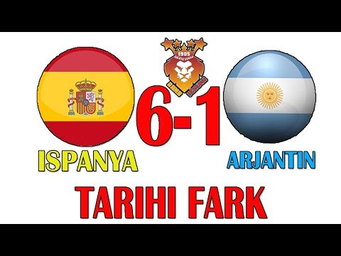 İspanya 6-1 Arjantin Maç özeti HD