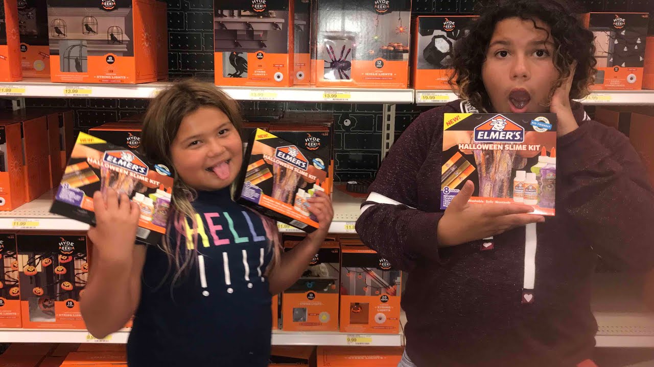 NEW ELMERS HALLOWEEN SLIME KITS AT TARGET SHOPPING FOR SLIME SUPPLIES ...