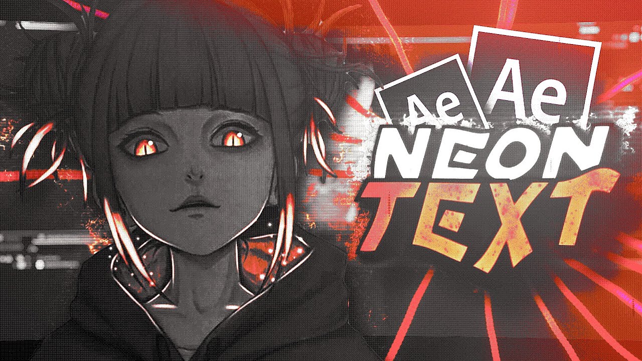 How to do Neon Text in After Effects - YouTube