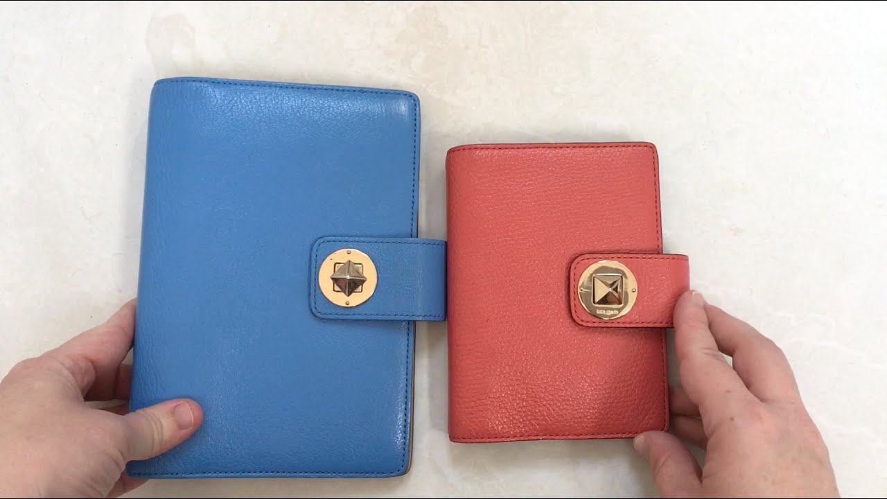 Kate Spade Small Debra Bexley in Coral? Blush? - Filofax Pocket - YouTube