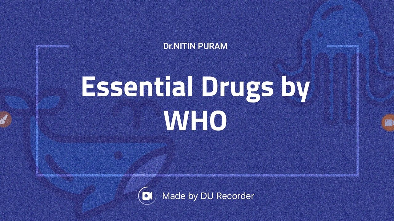 What is mean by ESSENTIAL DRUG CONCEPT- /ESSENTIAL MEDICINES BY WHO ...