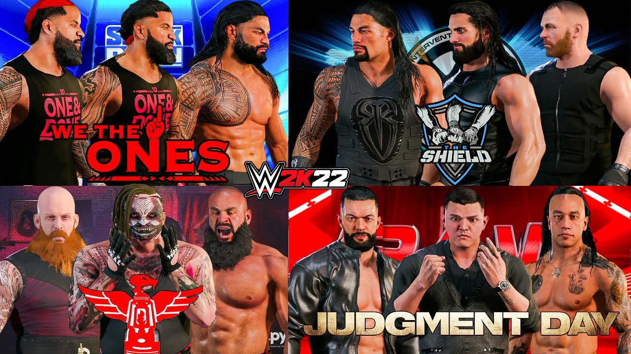 WWE 2k22 Live Stream - Can BLOODLINE Survive All WWE FACTIONS ? - YouTube