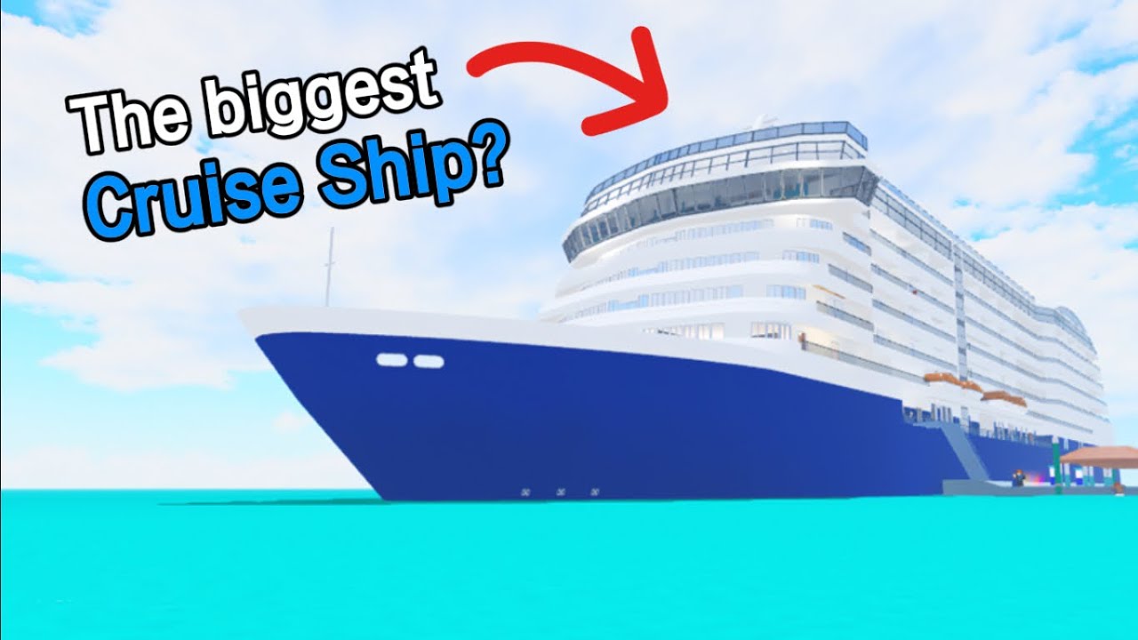 Visiting The Biggest Cruise Ship in Roblox? - YouTube