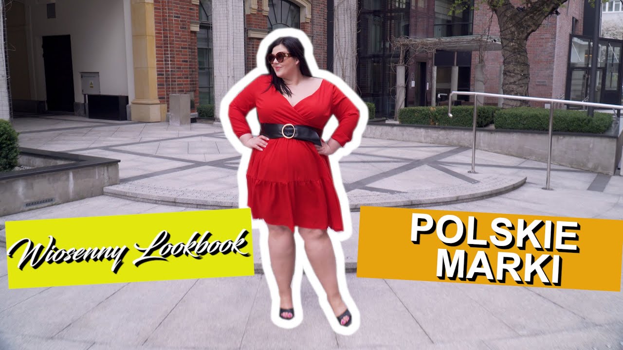 WIOSENNY LOOKBOOK-POLSKIE MARKI PLUS SIZE 😍 - YouTube