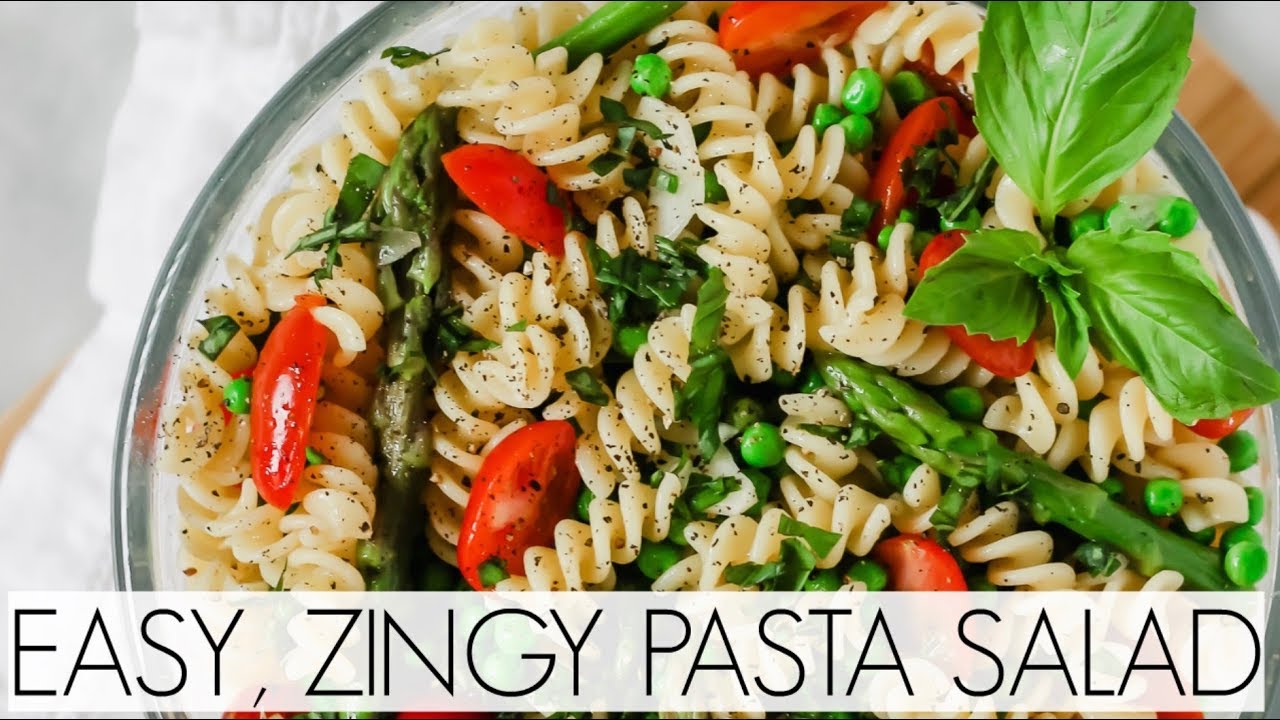 Easy Zingy Pasta Salad - YouTube