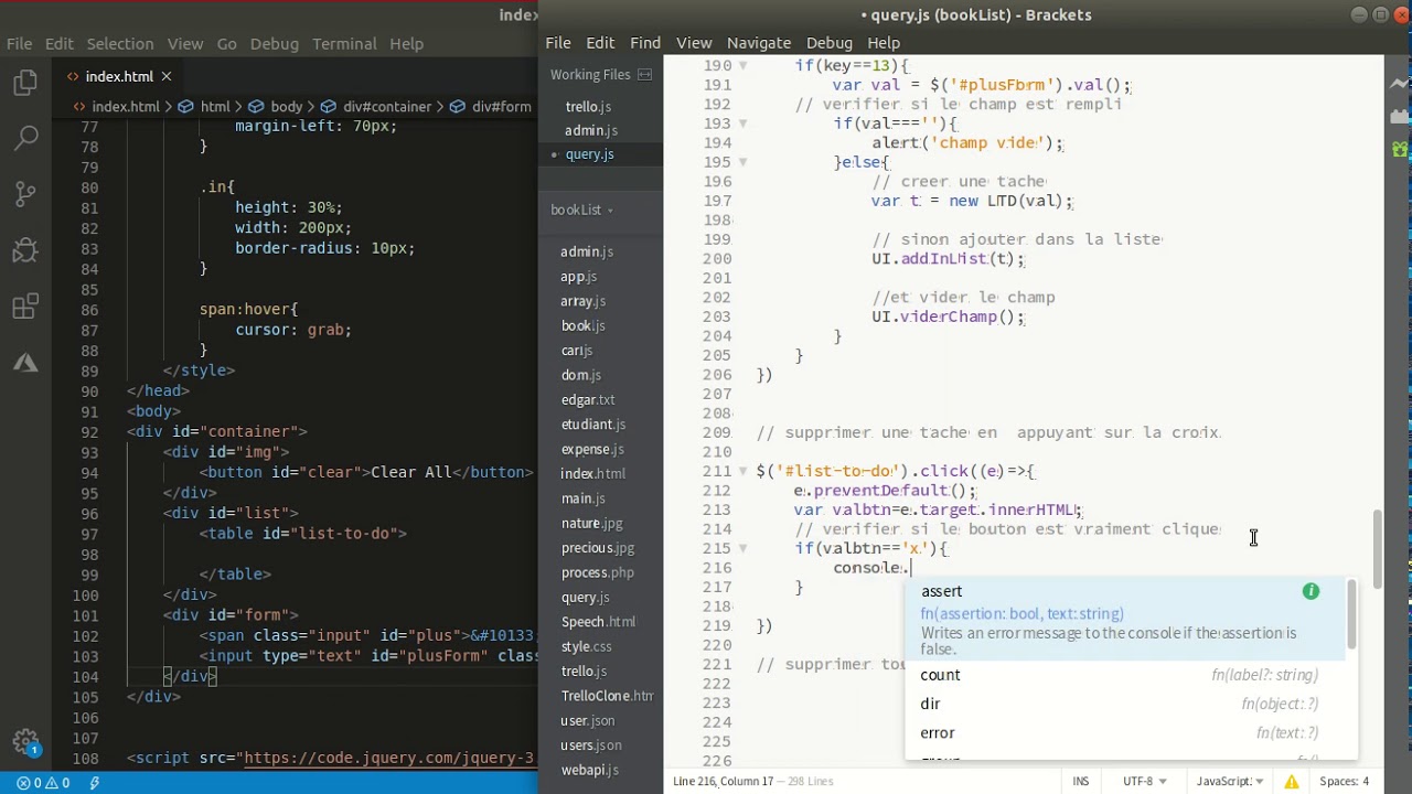 Jquery --- To-do-List --- (4/8) - YouTube