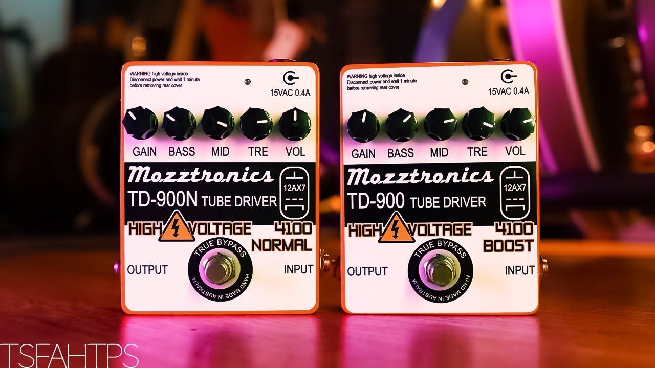 HIGH VOLTAGE JCM900 - Mozztronics TD-900 & TD-900N Tube Driver - YouTube