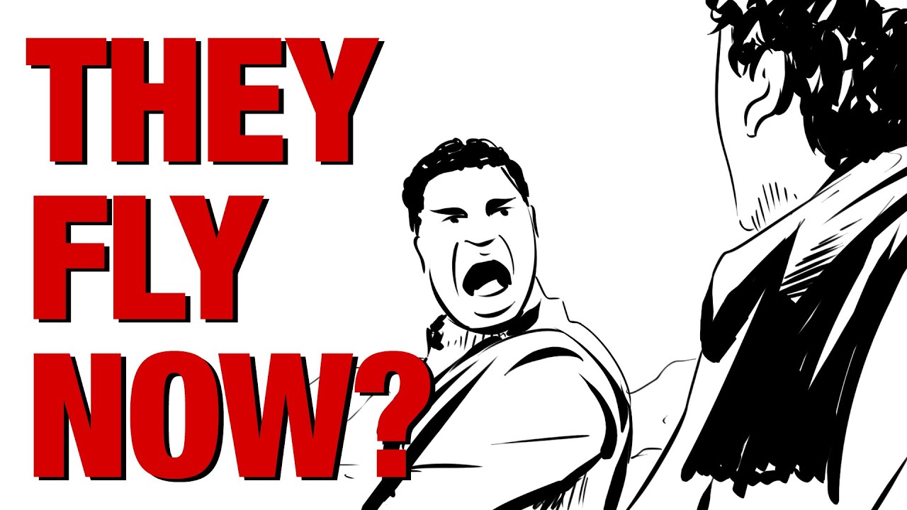 They Fly Now?! Star Wars Clip Parody - YouTube