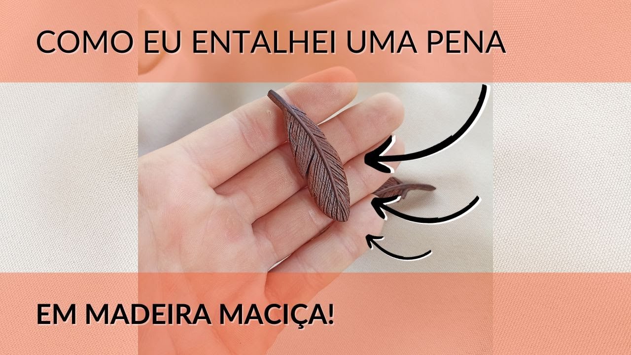 COMO EU ENTALHEI UMA PENA EM MADEIRA MACICA #ferramentas #dicas #diy ...