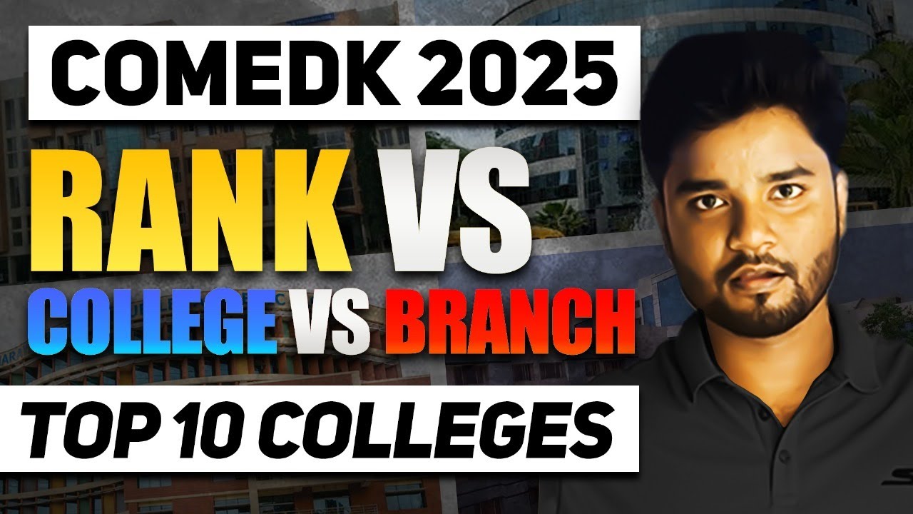 COMEDK 2025 Top 10 College Rank vs College vs Branch - Top COMEDK ...
