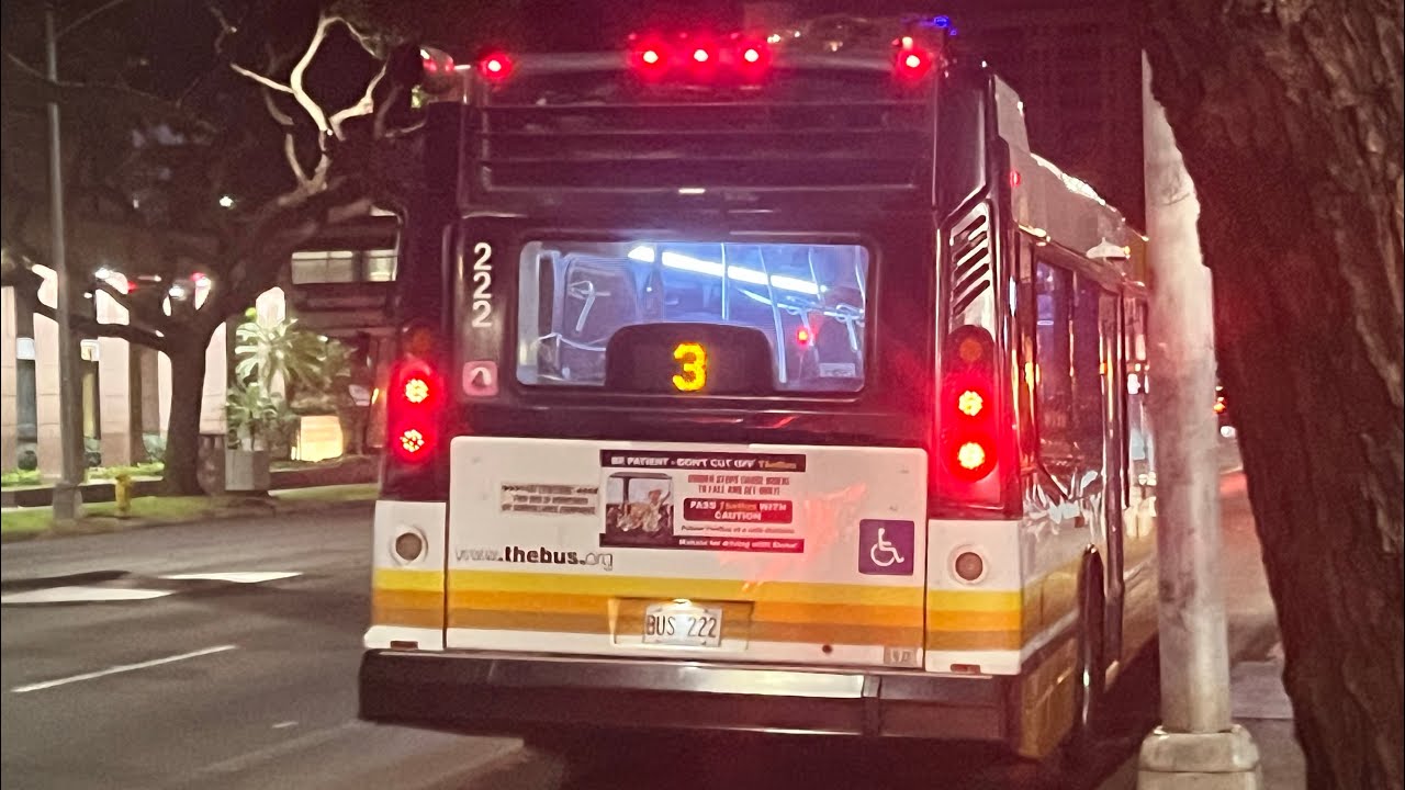 [TheBus, Honolulu 2010 NovaBus LFS] [Oahu] Honolulu Bus #222 Route 3 ...