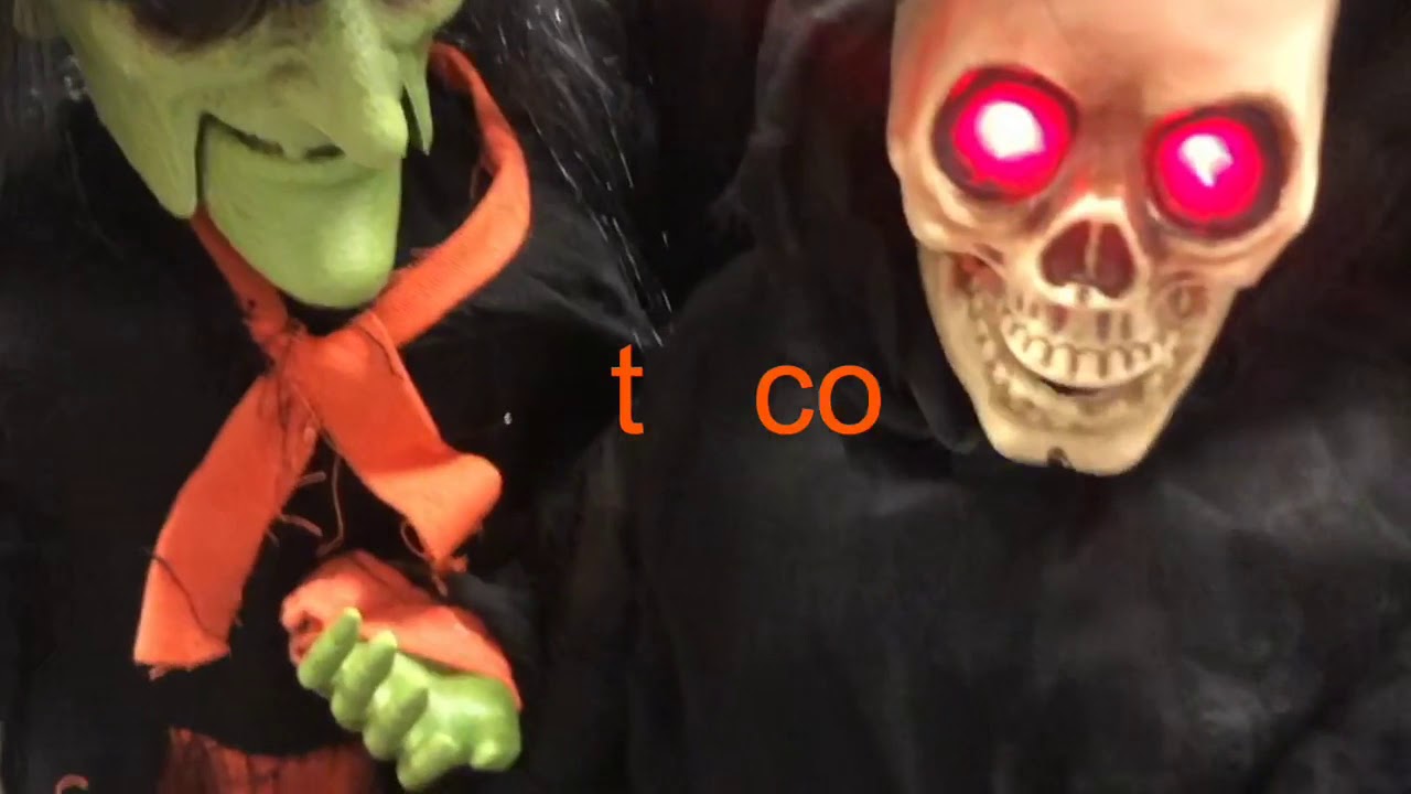 Halloween Talking Skeleton - YouTube