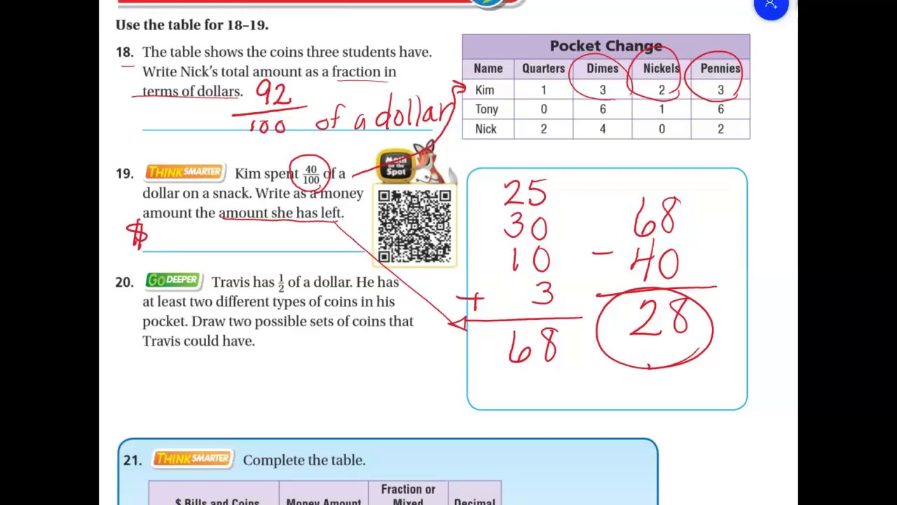 Go Math Lesson 9.4 (Word Problems) - YouTube