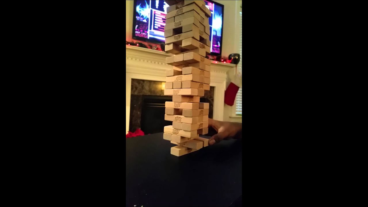 Crazy game of Jenga - YouTube