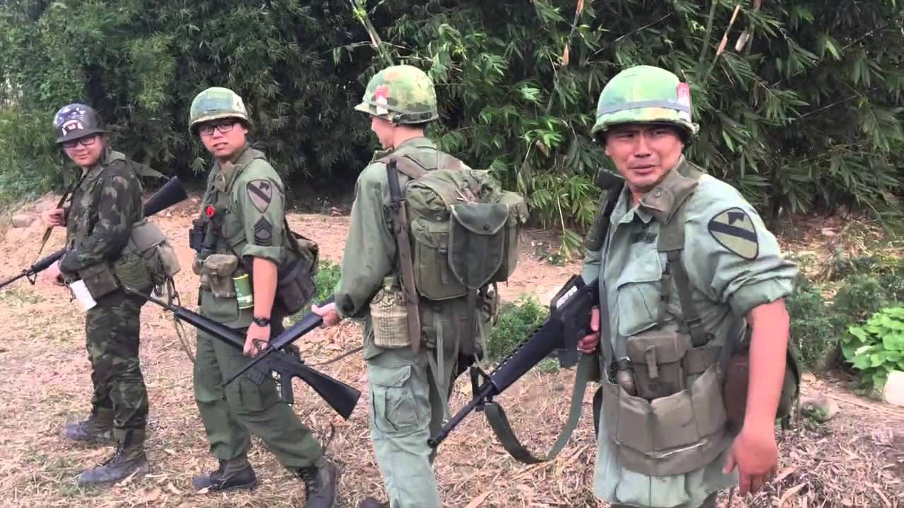 20151129 越戰重演稻田巡邏 TRG Winter Reenactment of Vietnam War - YouTube