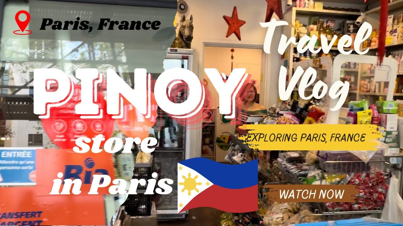 Pinoy store in Paris France 🇫🇷 - YouTube