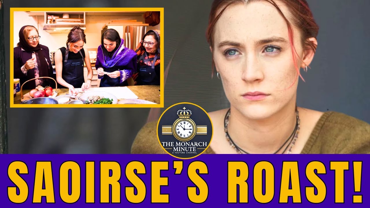 Saoirse Ronan HILARIOUSLY ROASTS Meghan Markle's Cooking Skills LIVE On ...