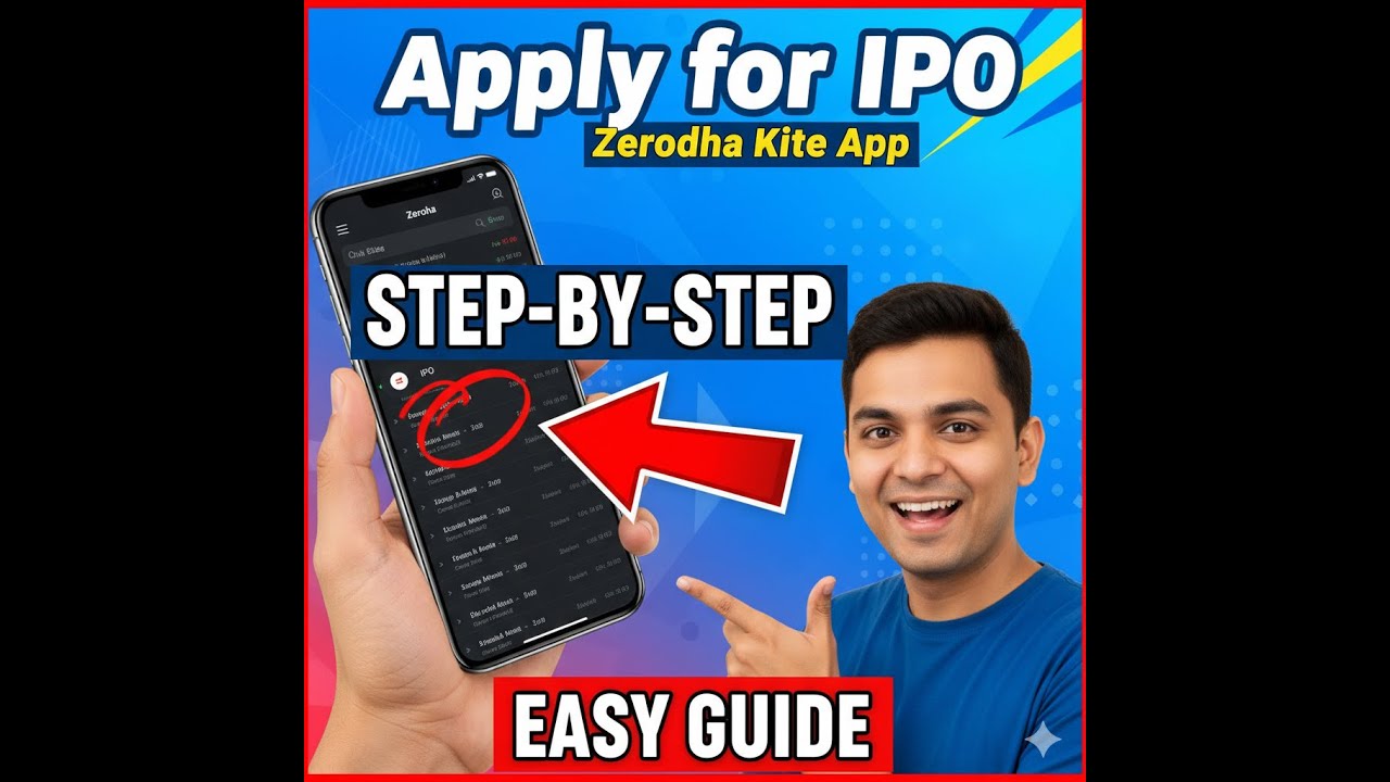 How to Apply for IPO in Zerodha Kite App (Step-by-Step Guide) - YouTube