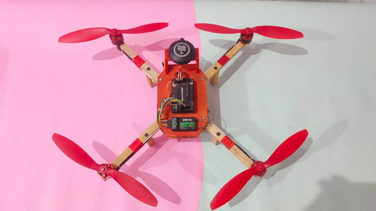How to make a Drone//Quadcopter//homemade drone//@Pradeeptechwork - YouTube