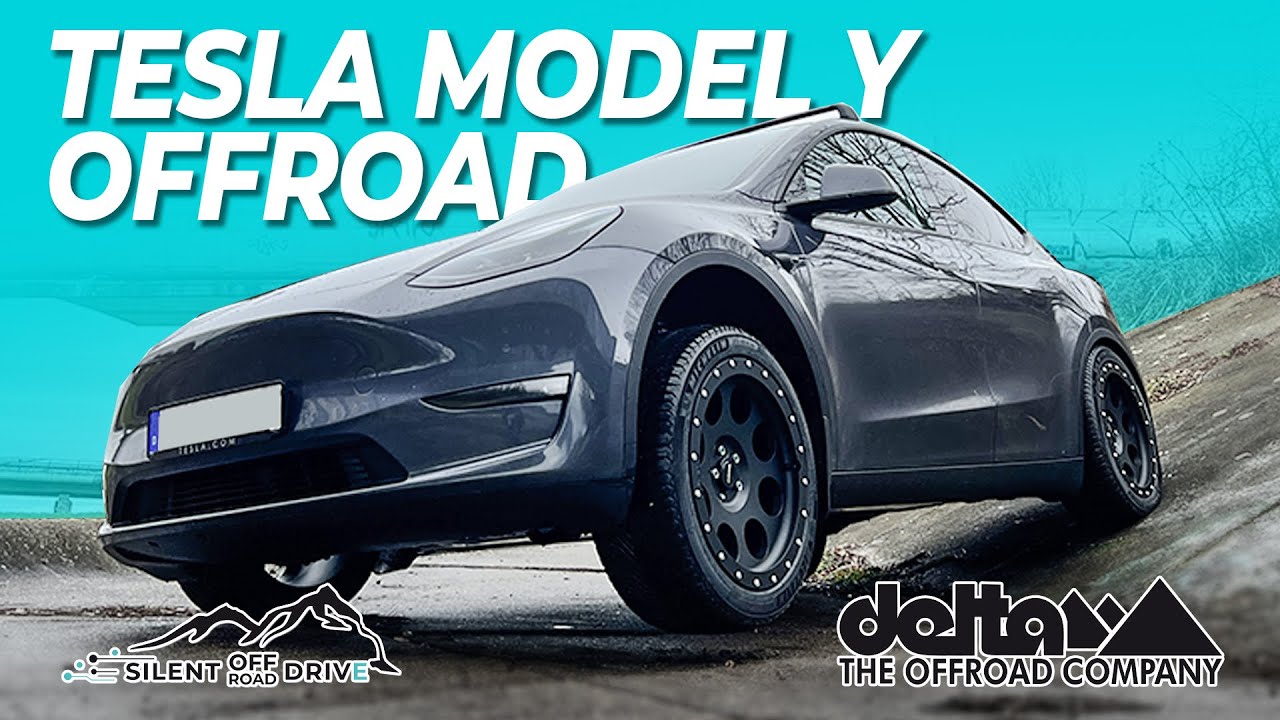 Tesla Model Y 35mm höhergelegt! Wir zeigen wie es geht! Tesla Offroad ...