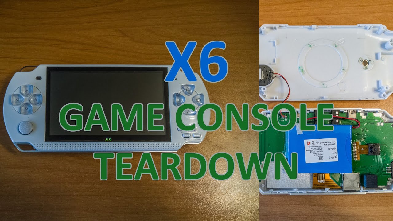X6 Chinese Video Game Console (PS1, GB, GBA, NES Player) Teardown - YouTube