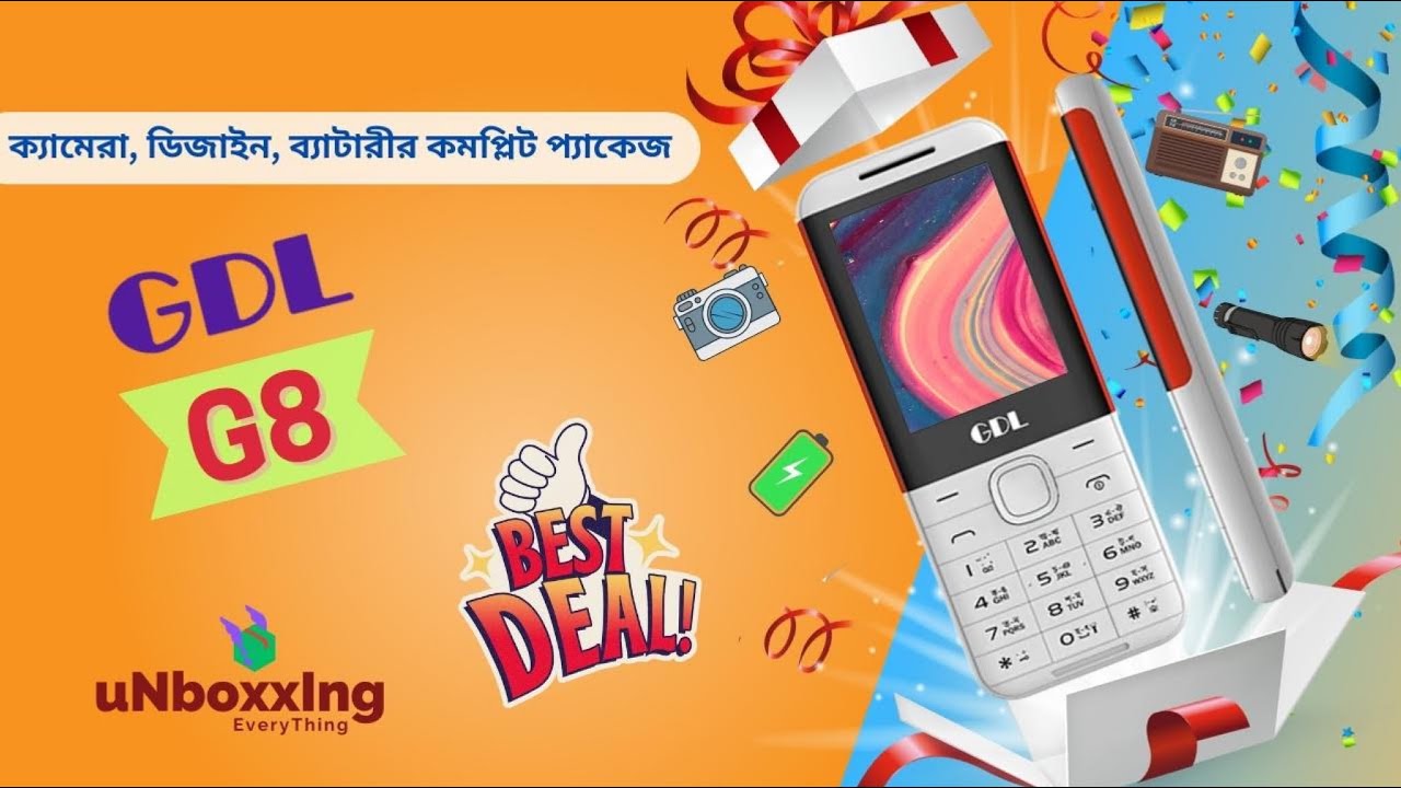 GDL G8 UNBOXING | 1700 mah Battery | MEDIATEK CPU | BETTER CAMERA ...
