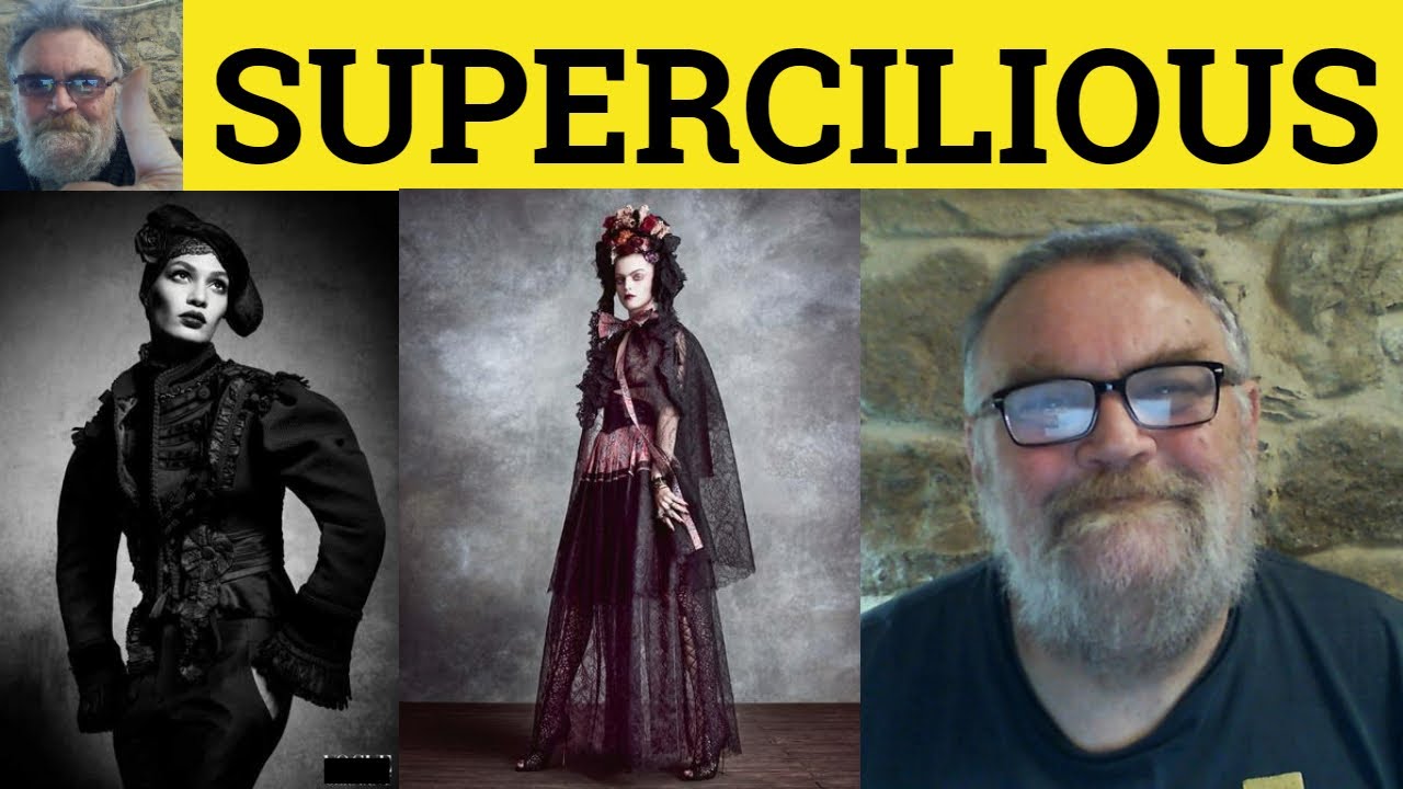🔵 Supercilious Meaning - Supercilious Examples - Superciliously ...
