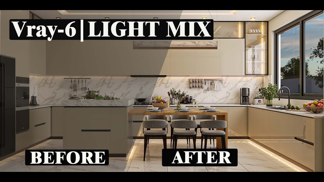 Vray LIGHT MIX- How to change your lighting WITHOUT RE-RENDERING- VRAY ...