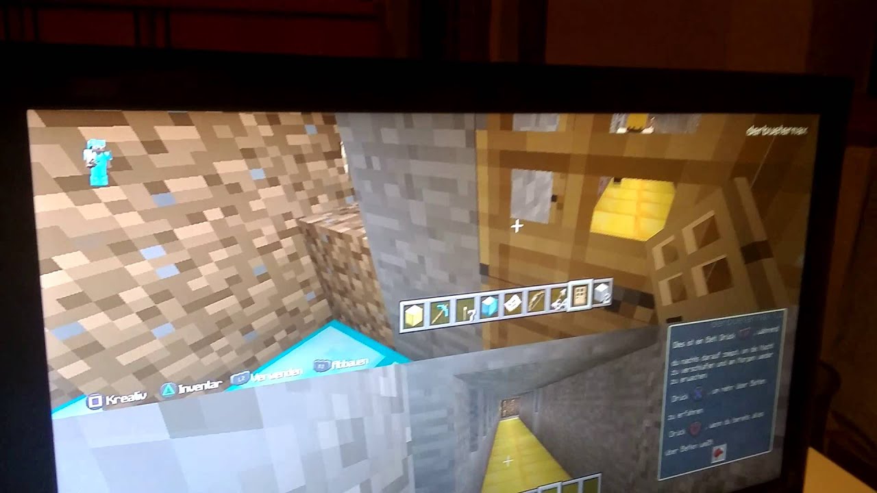 Minecraft auf PS3 Multiplayer - YouTube