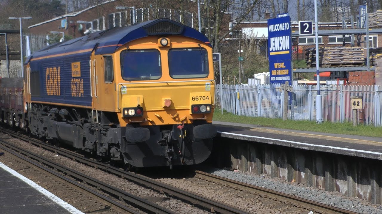 GBRf 66704 "Colchester Power Signalbox" Passes Maidstone Barracks For ...