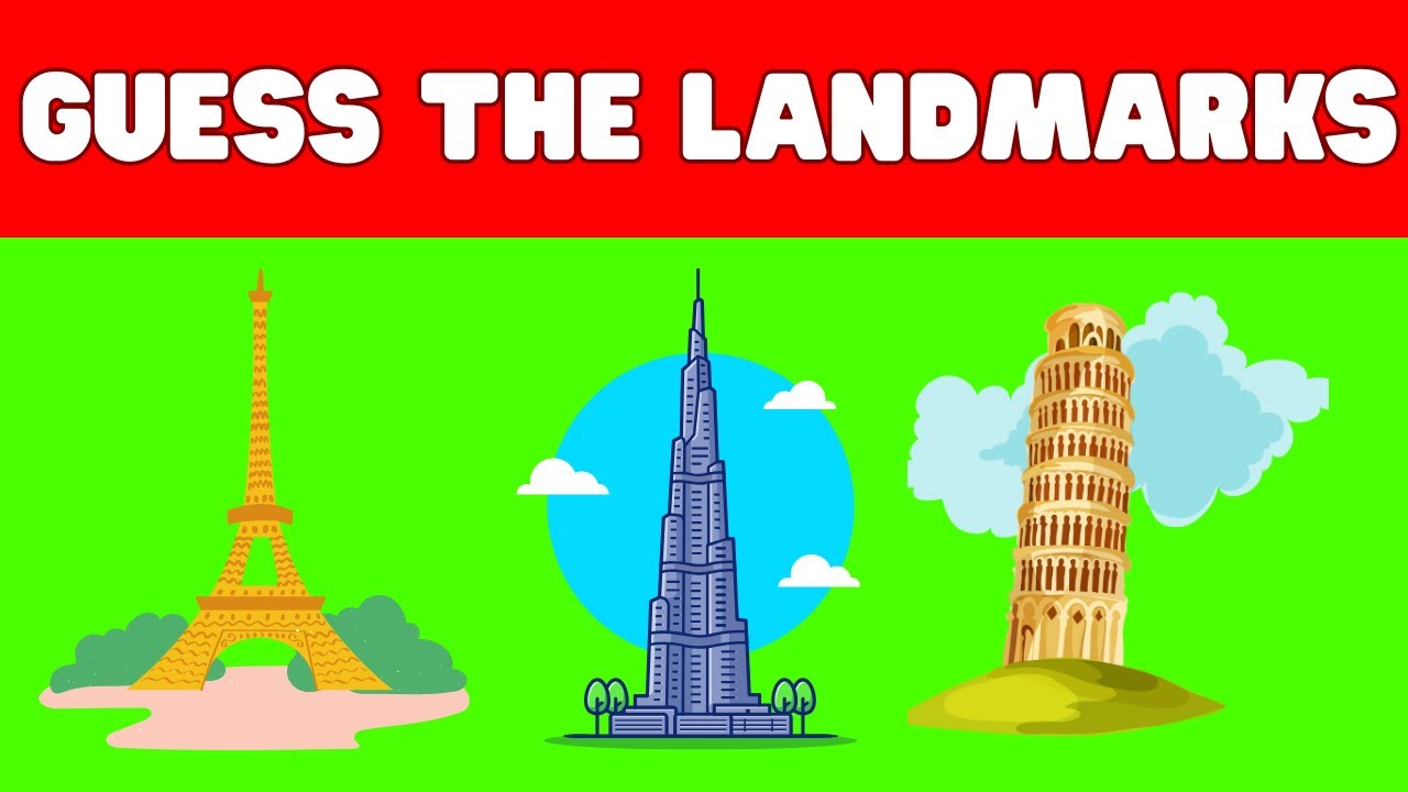 Guess the country by landmarks, guess the landmark, guess the famous ...