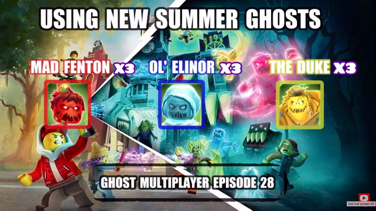 LEGO Hidden Side | Using New Summer Ghosts [Mad Fenton + Ol’ Elinor ...