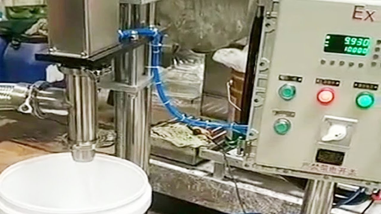 coating paint filter filling machine 20L pails filteration filler EX ...