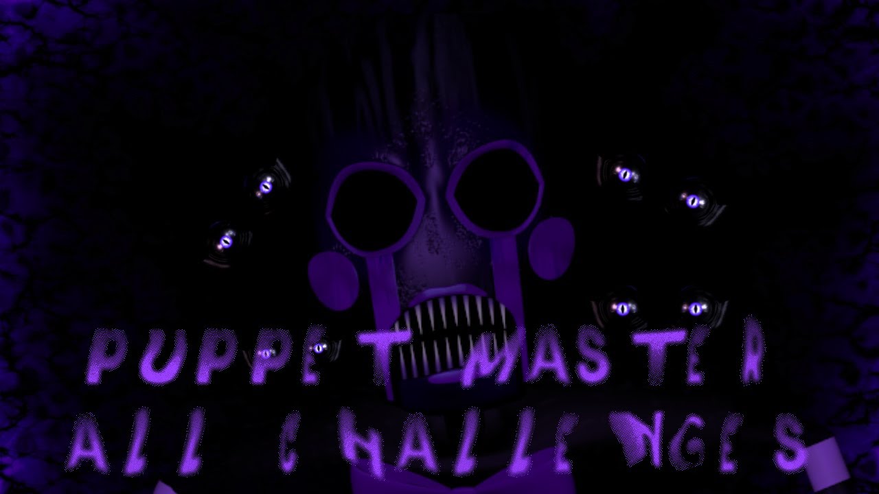 FNaC 3 CN - Puppet Master All Challenges Complete - YouTube